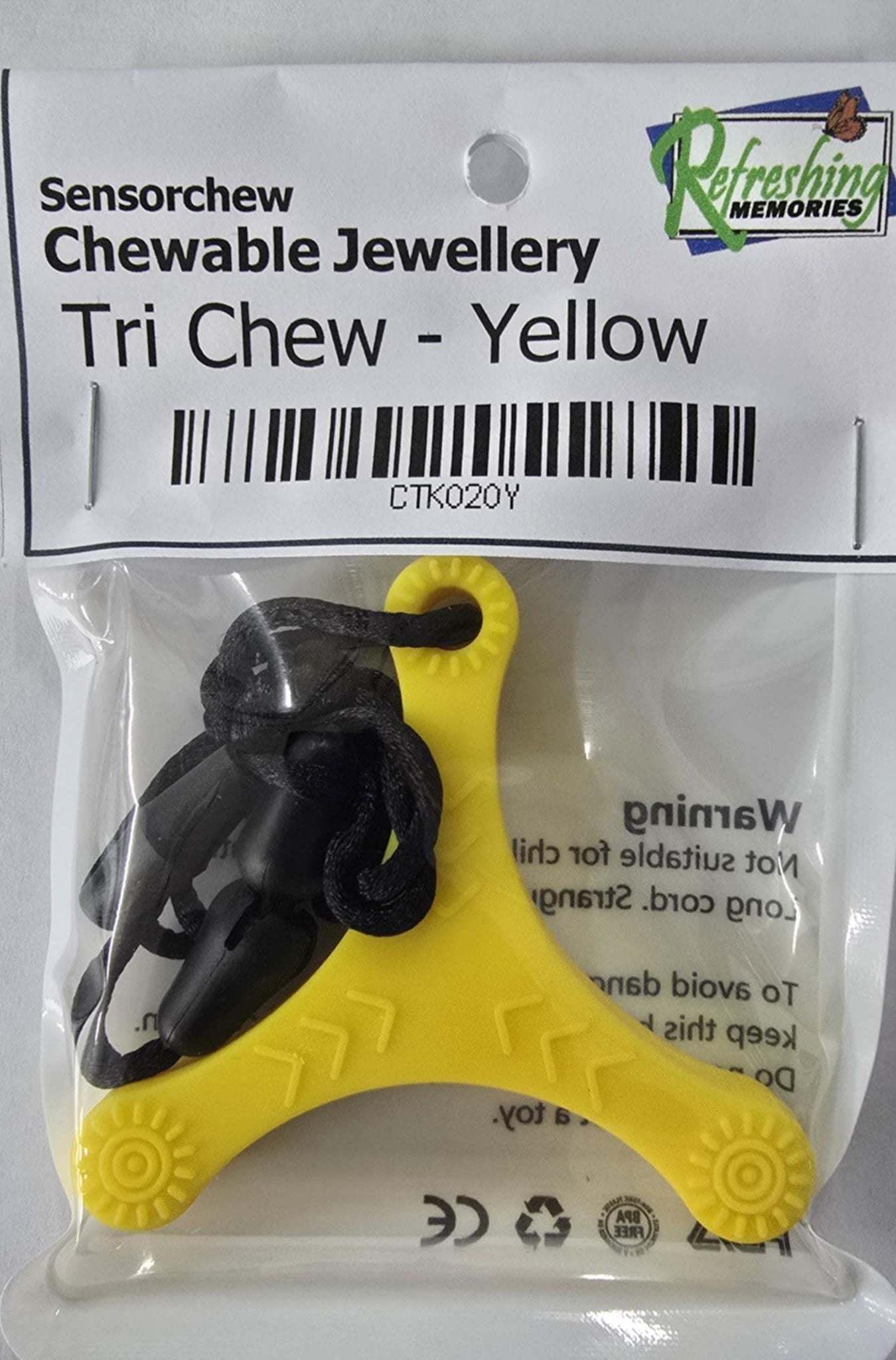 Sensorchew Tri Chew - Yellow
